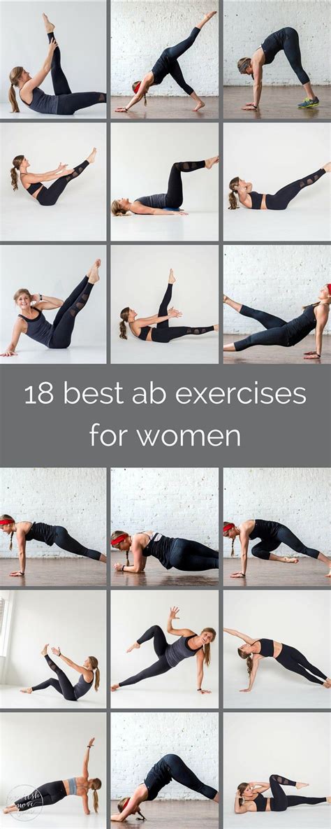 18 Best Ab Exercises For Women Refresh Your Core Routine With These