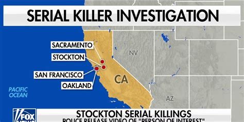 Stockton Serial Killings Police Release Video Of Person Of Interest
