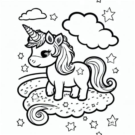 125 Desenhos De Unicórnios Para Colorir E Imprimir