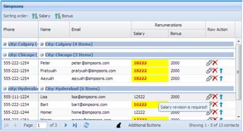 extjs grid panel features