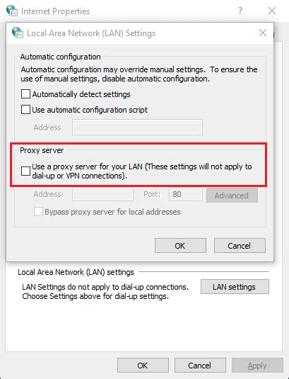 unable to connect to the proxy server p… apple community