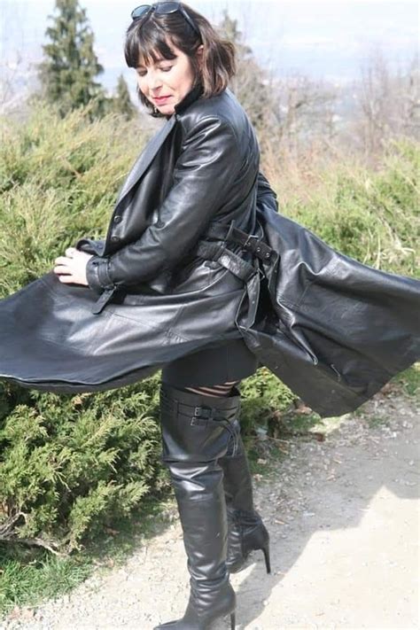 73 Sexy Leather Outfits Leather Coat Womens Long Leather Coat