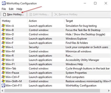 how to create keyboard shortcuts for programs in windows 10