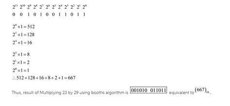 [solved] use the booth algorithm to multiply 23 multiplicand by 29