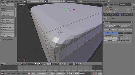 blender tips how to make a rounded cube youtube
