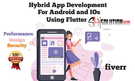 do mobile app development for ios and android using flutter by