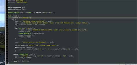 sqlite3 c wrapper class