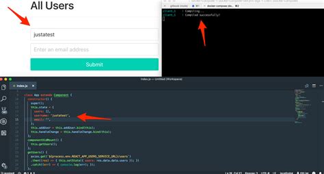 microservices with docker flask and react react and