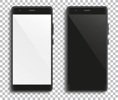Telefones Modernos Com Ilustração De Traçado De Recorte Em Telas