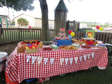 Birthday Picnic In The Park The Cake Boutique
