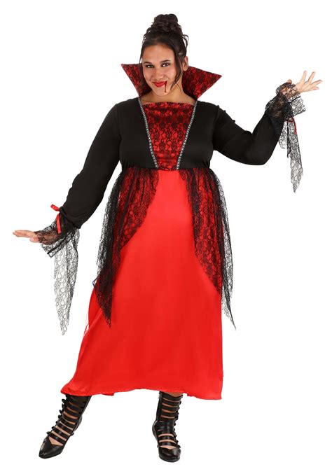 Womens Plus Size Regal Vampire Costume Vampire Costumes