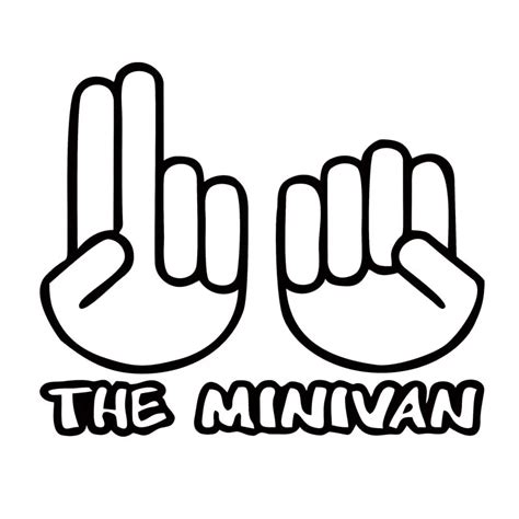 For The Minivan Shocker New Funny Nude Adult Car Styling Vinyl Decal