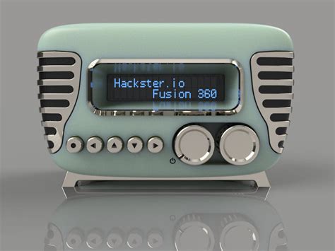 mini vintage internet radio