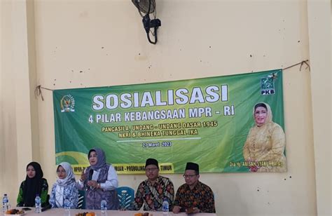 Sosialisasi Empat Pilar Kebangsaan Oleh Anggota Mpr Ri Anisah Syakur