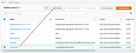 deploy tabular databases in ssas on aws rds sql server