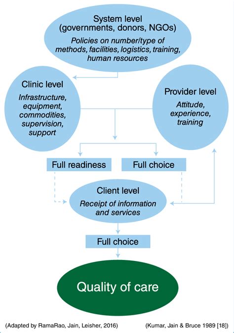 A Conceptual Framework For Quality Of Care Download Scientific Diagram