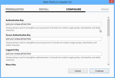installing on microsoft iis wordpress codex
