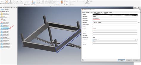 feature model tree display setting inventor assembly name part