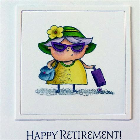Handmade Retirement Card Retirement Card For Women Traveler Etsy Uk