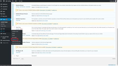 export database with wp migrate db inmotion hosting support center