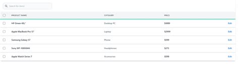 how to create tailwind css tables