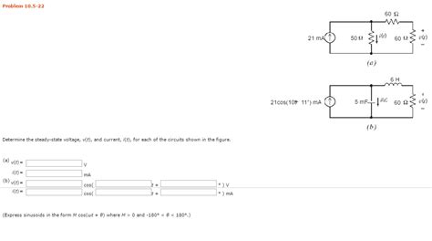 Solved Determine The Steady State Voltage V T And