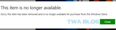 วิธีแก้ปัญหา this item is no longer available เมื่อพยายามติดตั้งแอปจาก