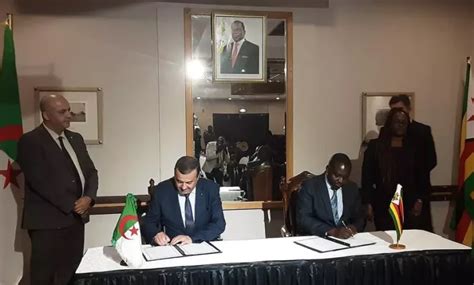Lalgérie Et Le Zimbabwe Signent Un Mémorandum Dentente Pour Le