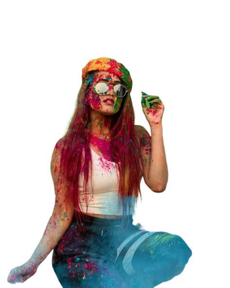Happy Holi Editing Girl Png Images Download Full Hd Pngbackground
