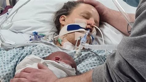 Heartbreaking Moment ‘healthy Mum Dies Cradling Newborn Son After