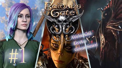 Baldurs Gate 3 Episode 1 Waking Up And Escaping Youtube