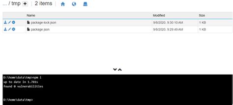 node js how do i run npm commands on azure app console