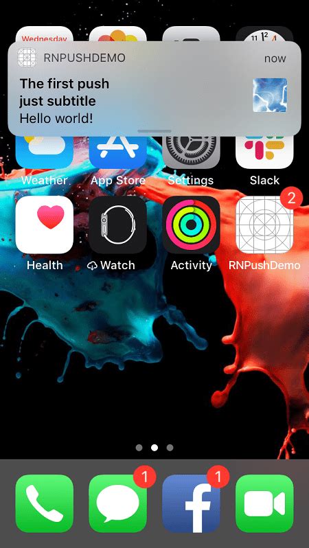 ios push notification setup for react native apps backendless