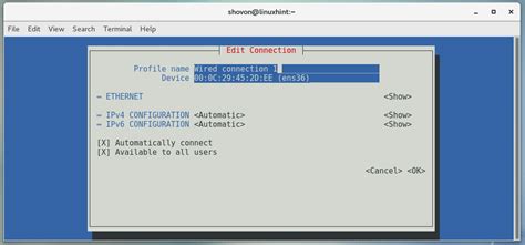 how to setup a static ip on centos linux hint