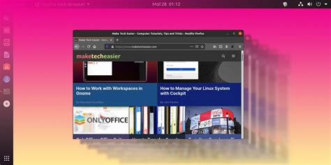 how to hide the top bar and side panel in ubuntu 20 04