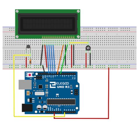 digital thermometer [for beginners ] arduino project hub