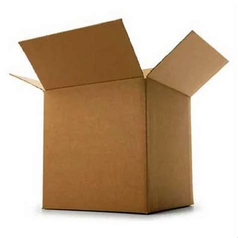 Brown Rectangular Corrugated Box Weight Holding At Rs 46 Piece