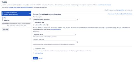 configuring tasks bamboo data center and server 9 0 atlassian
