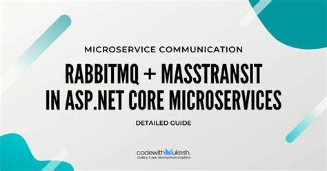 rabbitmq with asp core microservice communication with masstransit