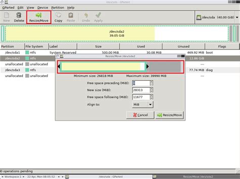 How To Use Gparted To Resize Partition On Windows Pureinfotech