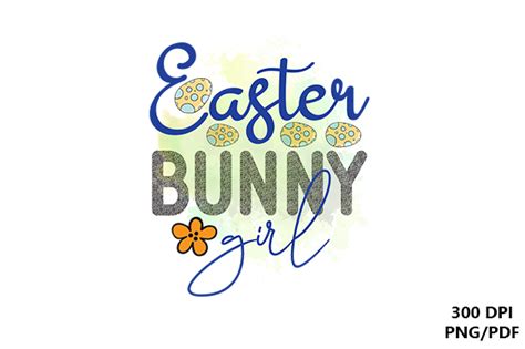 Easter Bunny Girl Sublimation Png Graphic By Lazycraftlab · Creative