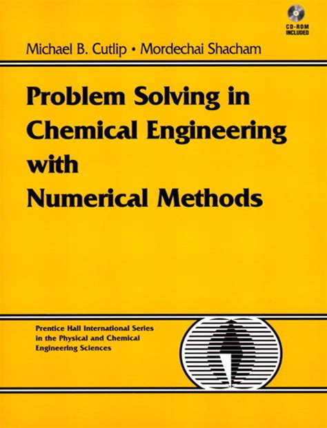 problem solving in chemical engineering with numerical methods informit