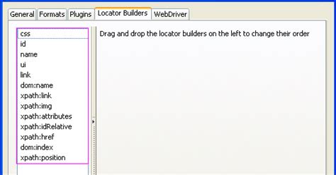 set locator builders preference in selenium ide