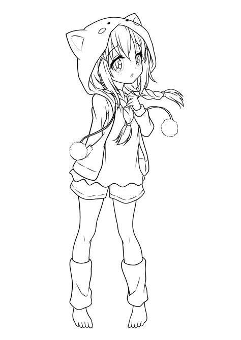 41 Cute Anime Character Coloring Pages