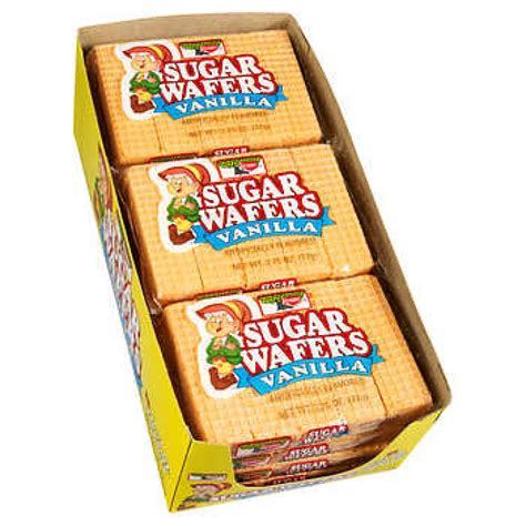 Keebler Sugar Wafers Vanilla 2 75 Oz 12 Count