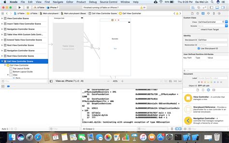 ios how to the table cell has the segue function in objective c