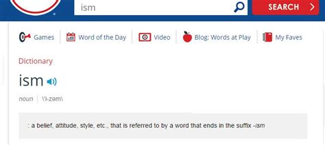 Merriam Webster Declares Ism Its Word Of The Year