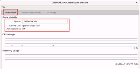 create kvm virtual machine virt manager rhel centos 8