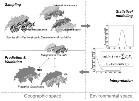 1 Schema Of Predictive Species Distribution Modelling Species