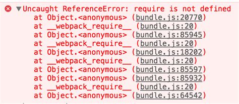 reactjs `require is not defined` error when using